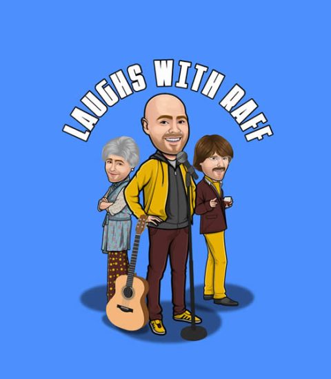 Family friendly comedy show featuring Paddy Raff, granny and Nigel